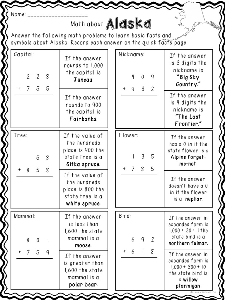 Alaska Math | PDF | Alaska
