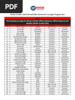 Lounge Access List World PDF | PDF | Economies | Banking Technology