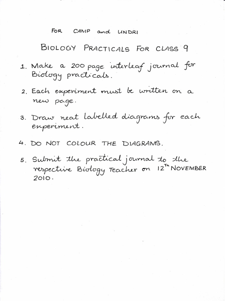 Biology Practical for Class 9th Cmp Undr | Leaf | Physical Sciences