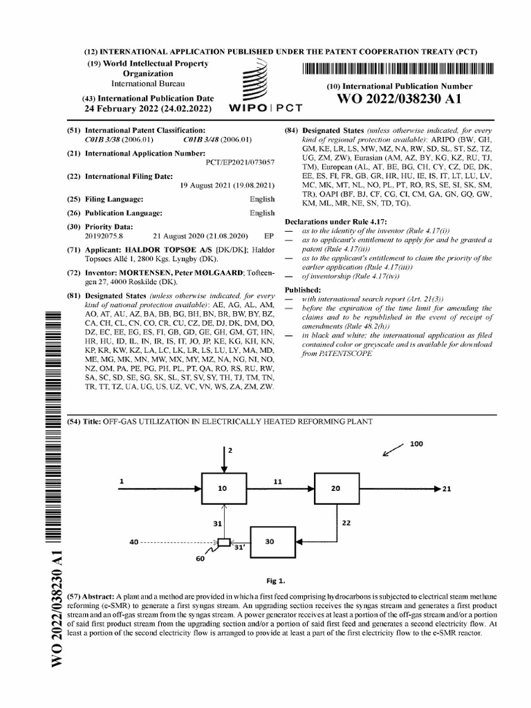 Off Gas Topsoe | PDF