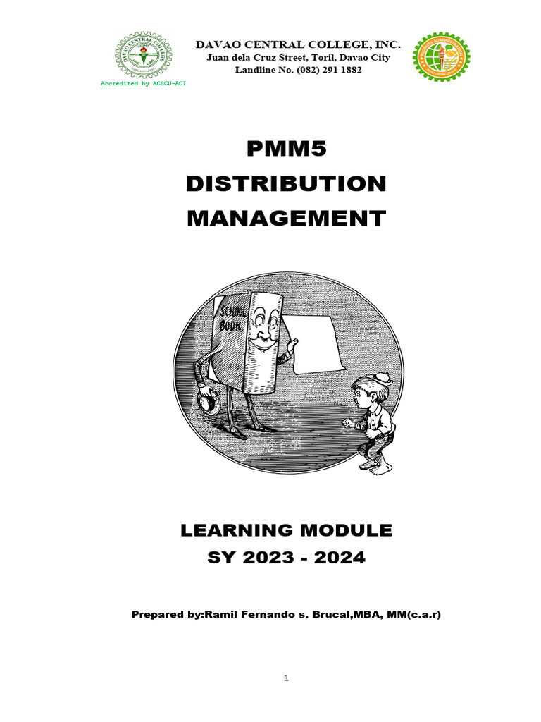 Distribution Management Module 2023 | PDF | Inventory | Retail