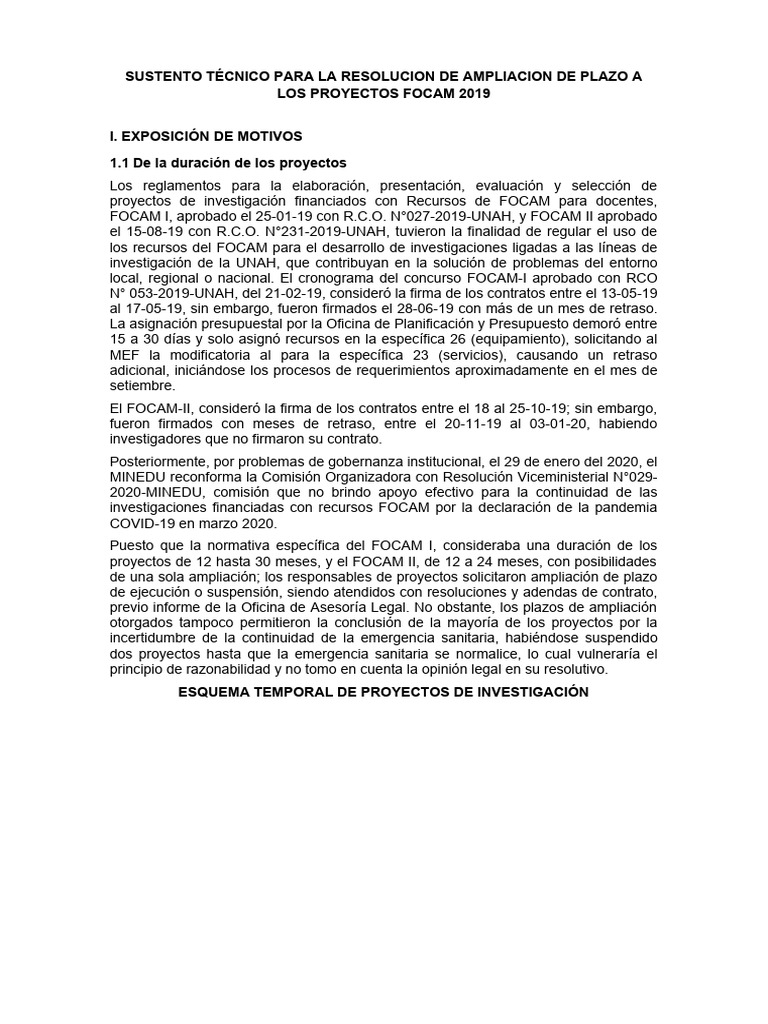 Informe Tecnico para Ampliacion Meta 23 | PDF