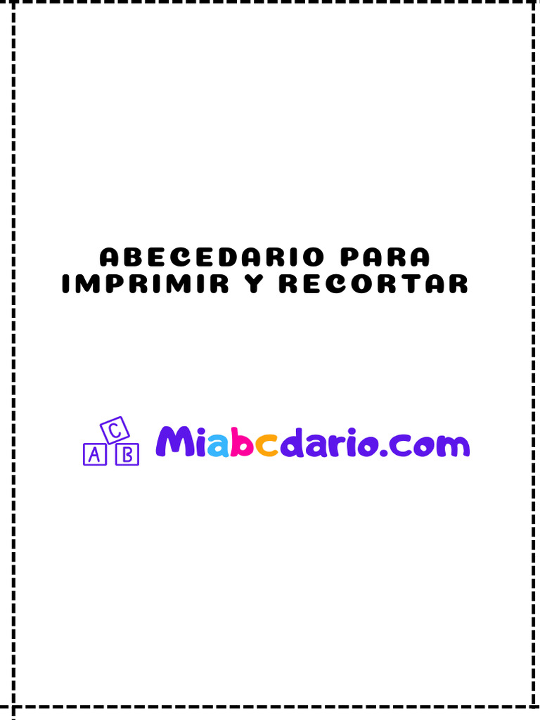 Abecedario para Recortar | PDF