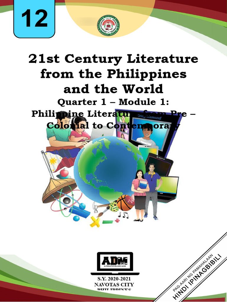 Grade12 - 21st Century Lit Module Format | PDF Grade12 - 21st Century Lit Module Format | PDF