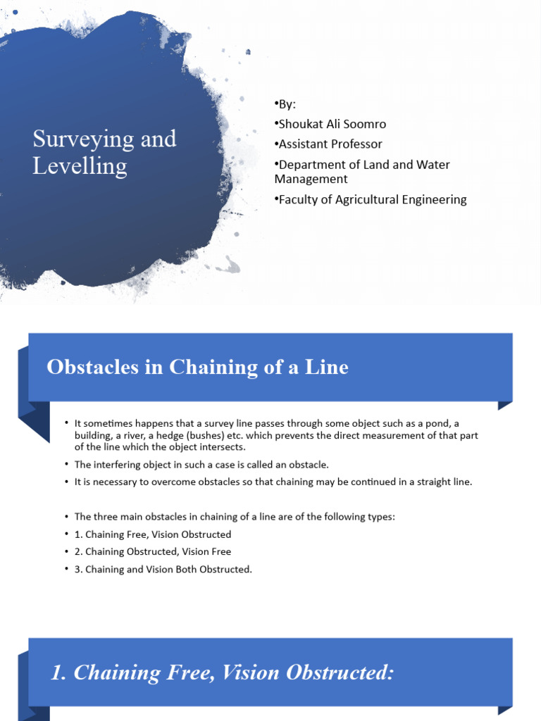 Obstacles in Chaining | PDF | Perpendicular | Triangle
