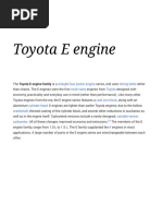 Toyota 2E, 2E-E, 2E-TE (1.3 L) Engine - Review and Specs, Service | PDF ...