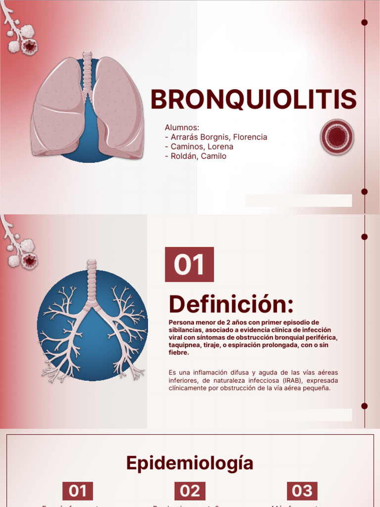 BRONQUIOLITIS | PDF | Medicina CLINICA | Inmunología