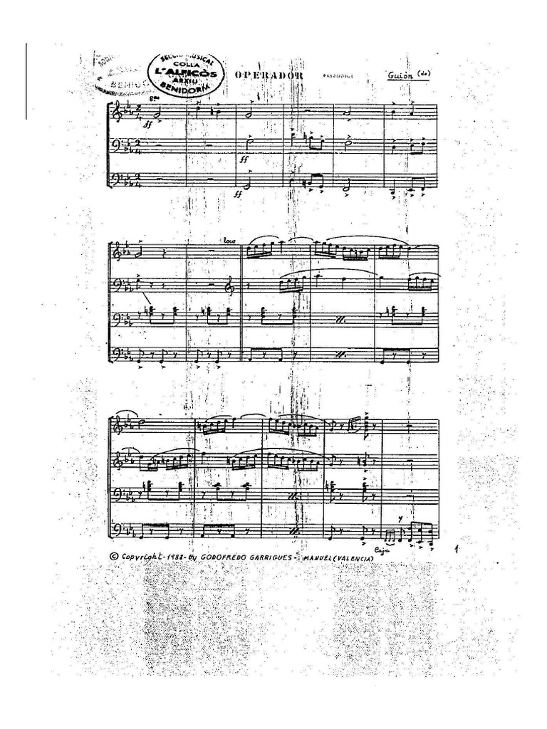 Operador (Godofredo Garrigues) - Organized | PDF