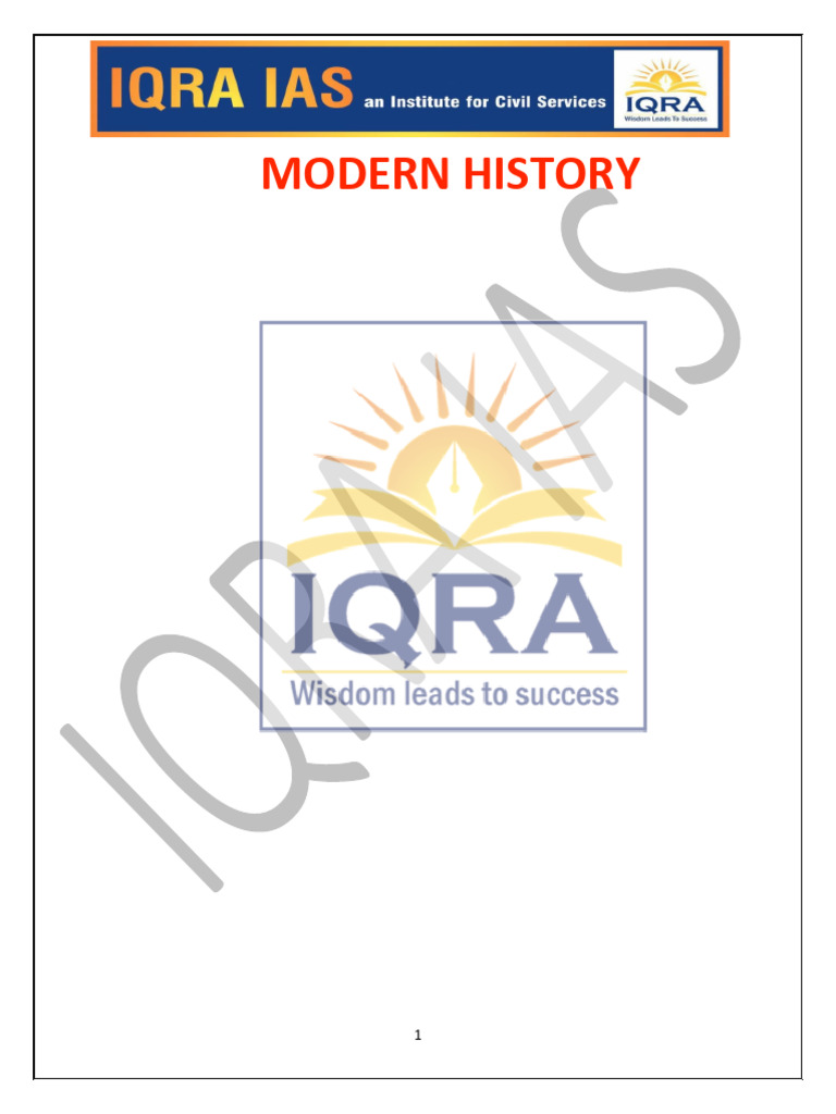 Modern History v2 | PDF