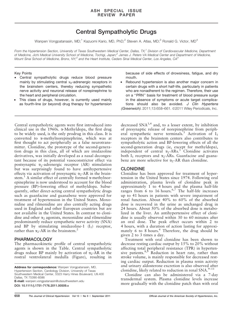 Obat Simpatolitik | Download Free PDF | Hypertension | Health Care