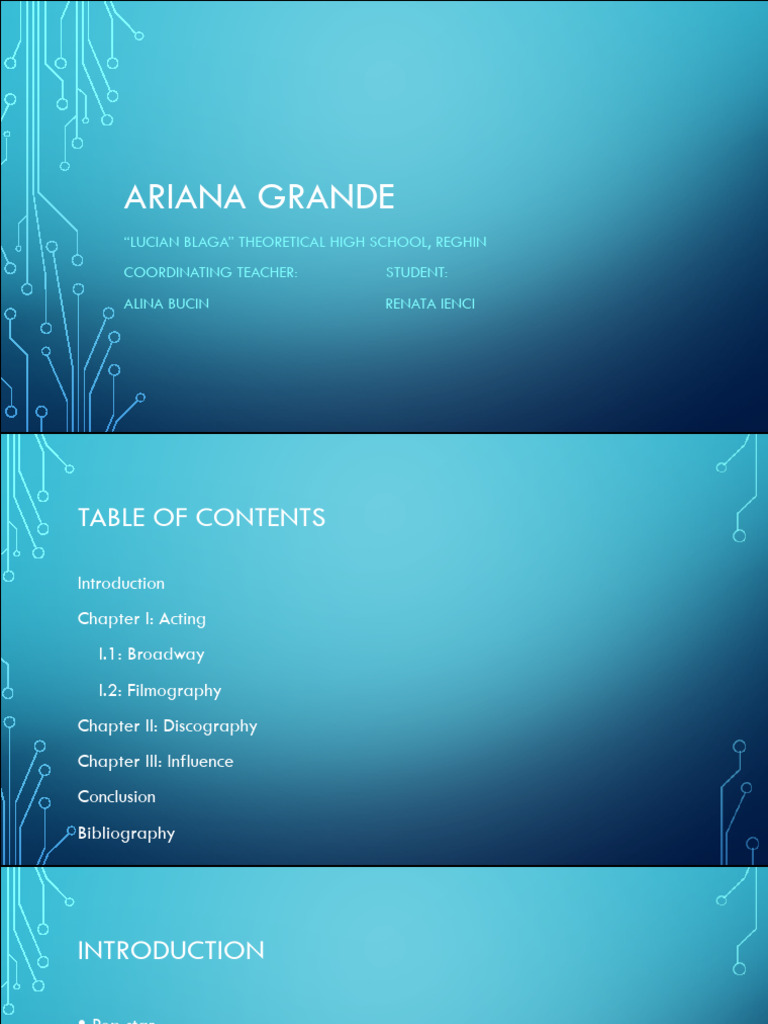 Ariana Grande: Influence and Career Overview | PDF