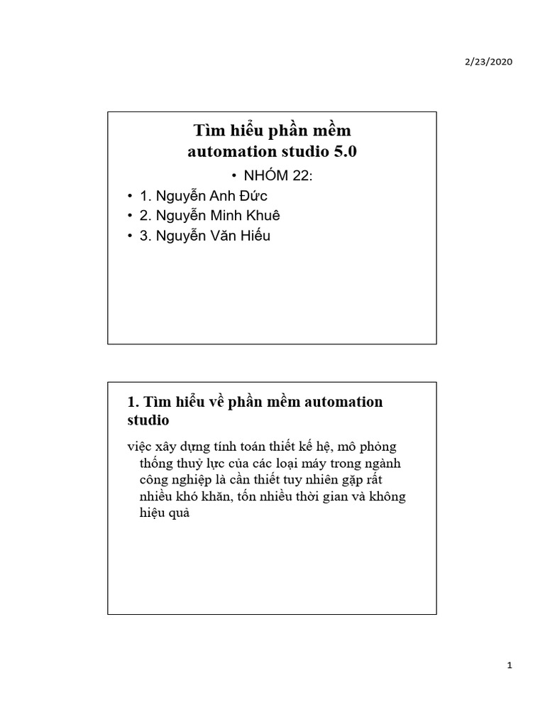 Automation Studio | PDF