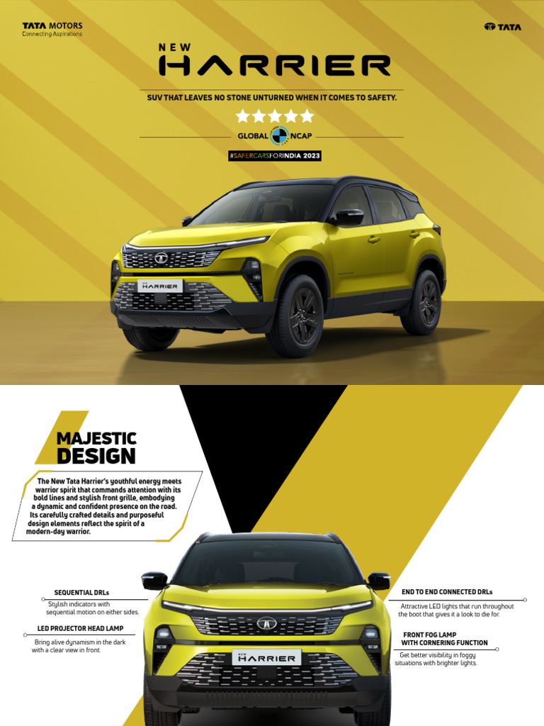 New Harrier Brochure Oct | PDF | Engines | Airbag