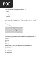 Physics Year 8 First Term Examination Revision Questions 2 | PDF ...
