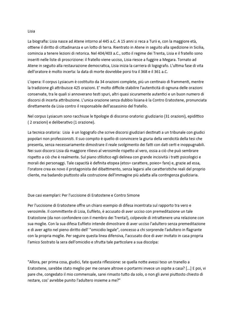Lisia Pdf
