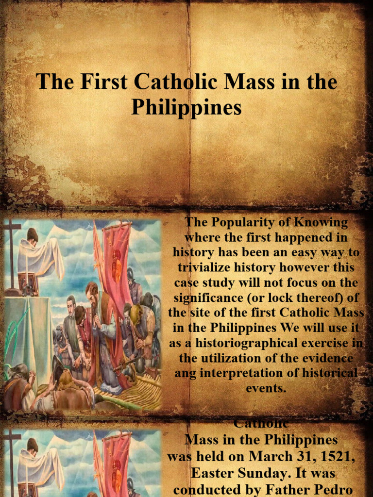 The First Catholic Mass in The Philippines | PDF