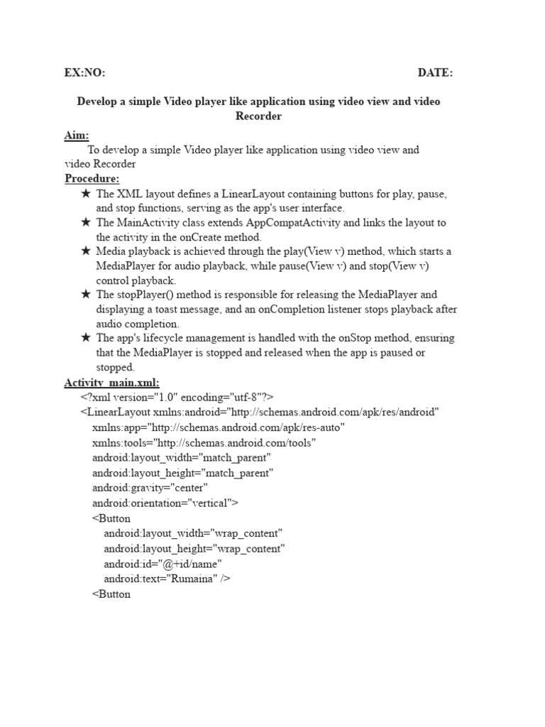 Ex8 (Mad) R | PDF | Application Software | Android (Operating System)