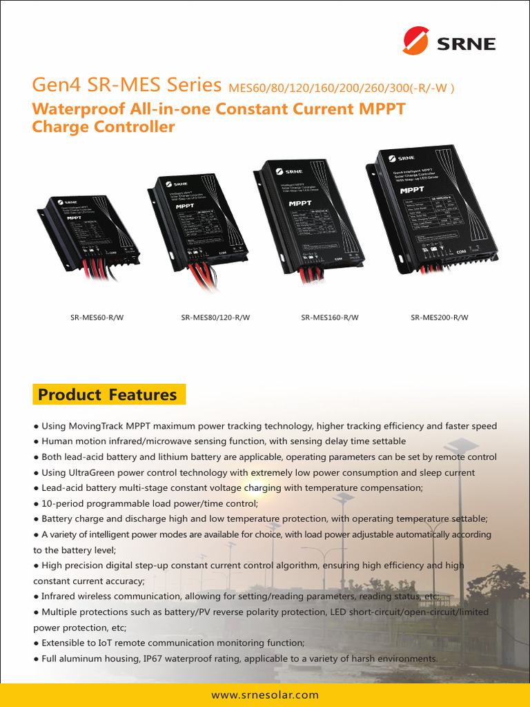 Specification MPPT Gen4 MESG4 V1.03 | PDF