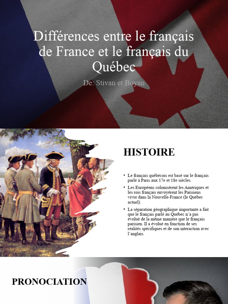 Français de France vs. Français du Québec | PDF | Langue française ...