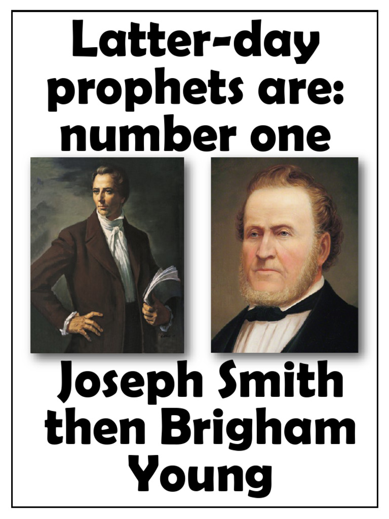 Latter-Day Prophets Flipchart | PDF