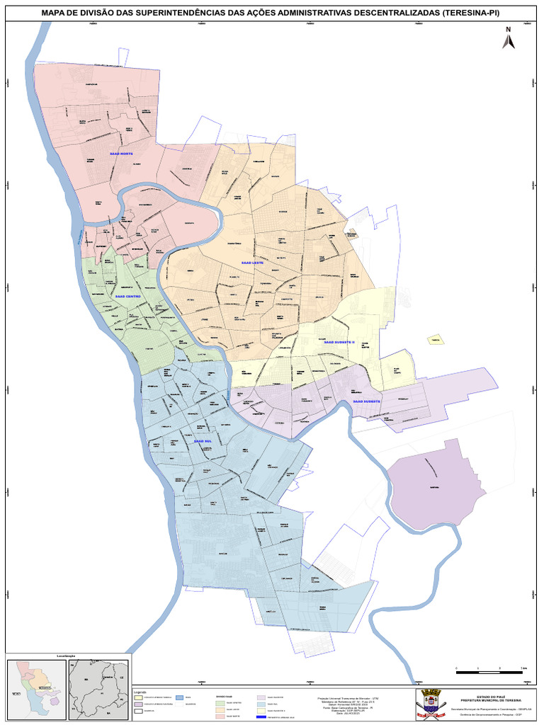 Mapa Divisão SAAD - A0 | PDF