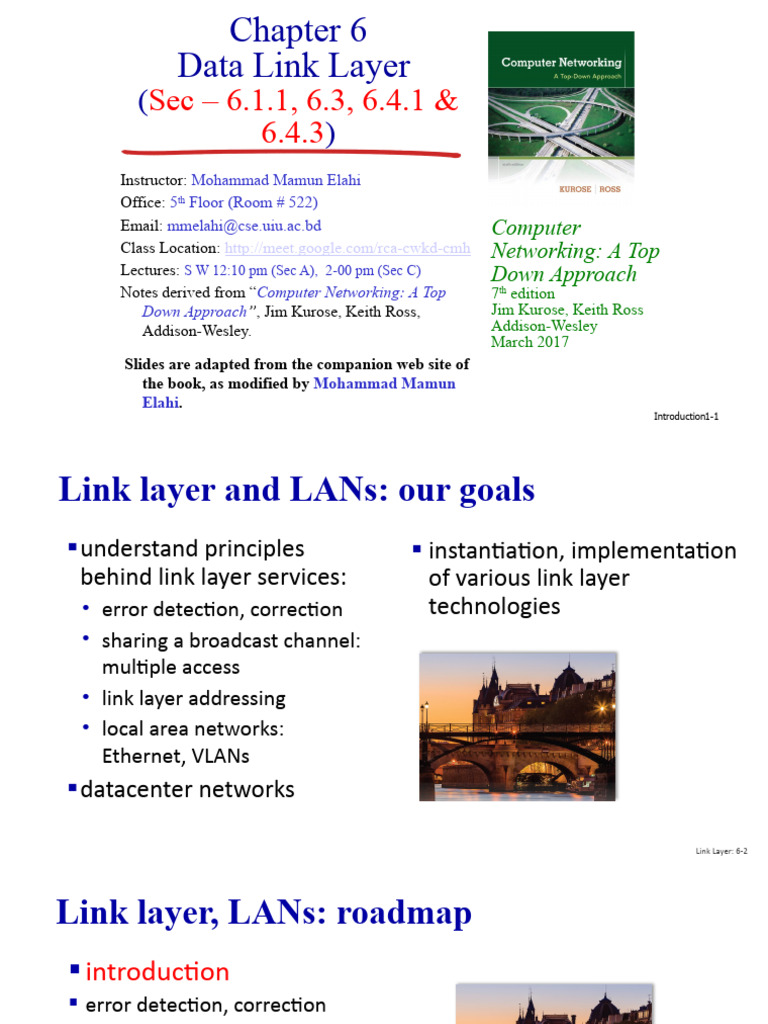 CSE 3711 Lecture-No.6 (Summer 2023) | PDF | Network Switch | Internet Protocols
