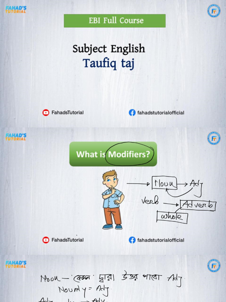 English 2nd Modifier CL | PDF