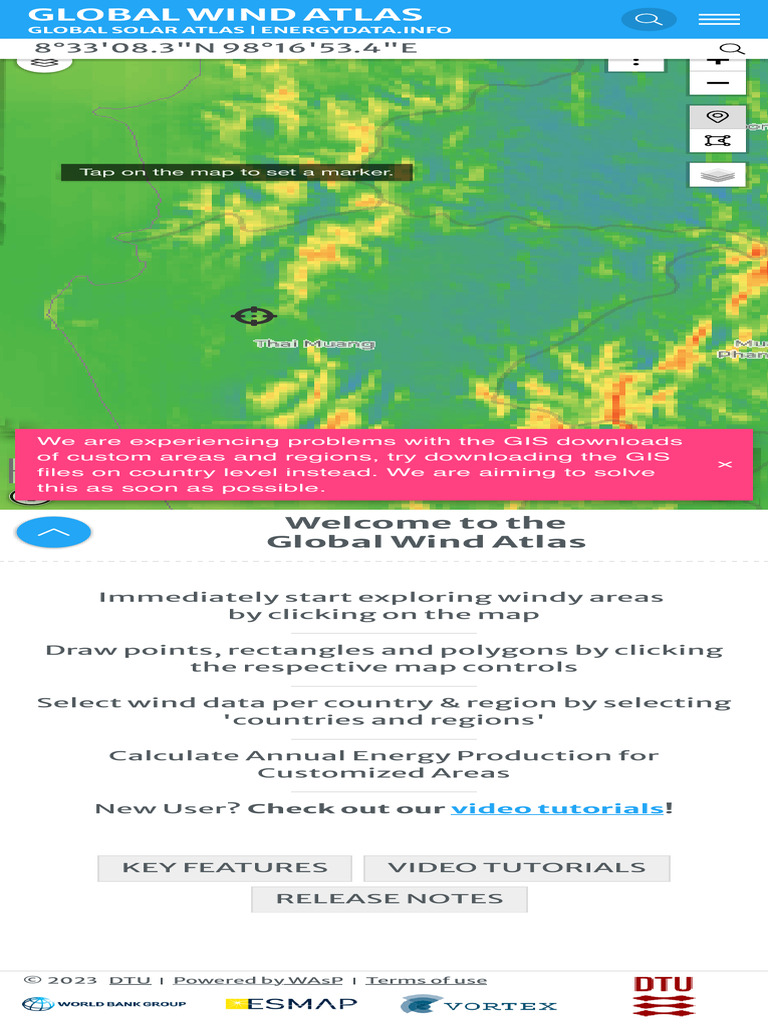 Global Wind Atlas User Guide | PDF