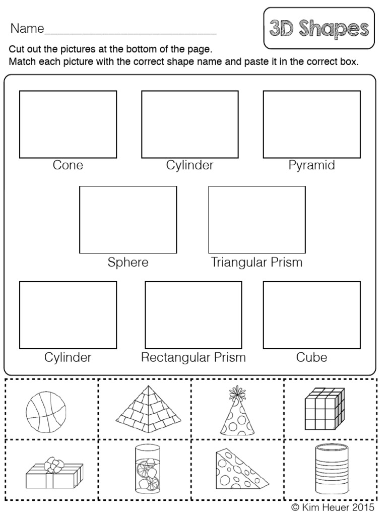 3D Shapes: Name | PDF