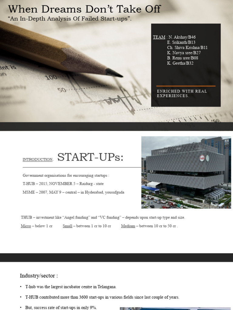 A Study On Reasons For Star-Up Failures | PDF | Startup Company | Small ...