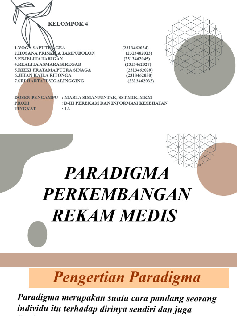 Kel 4 Konsep Dasar Rekam Medis | PDF Kel 4 Konsep Dasar Rekam Medis | PDF