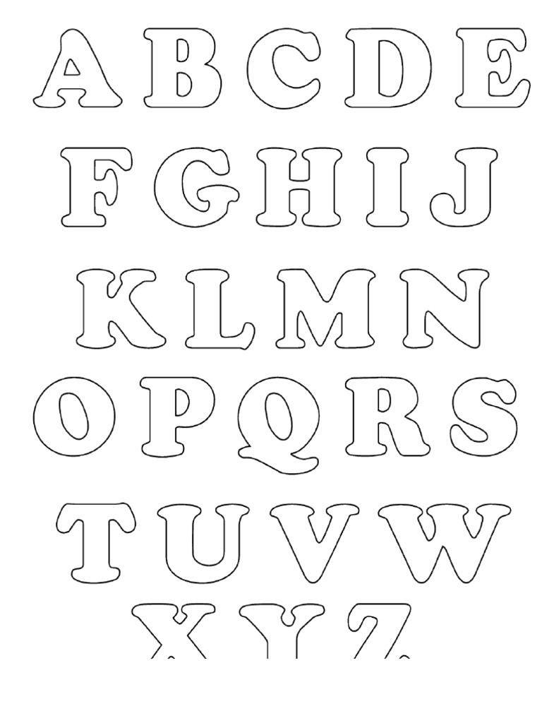 Molde de Letras | PDF