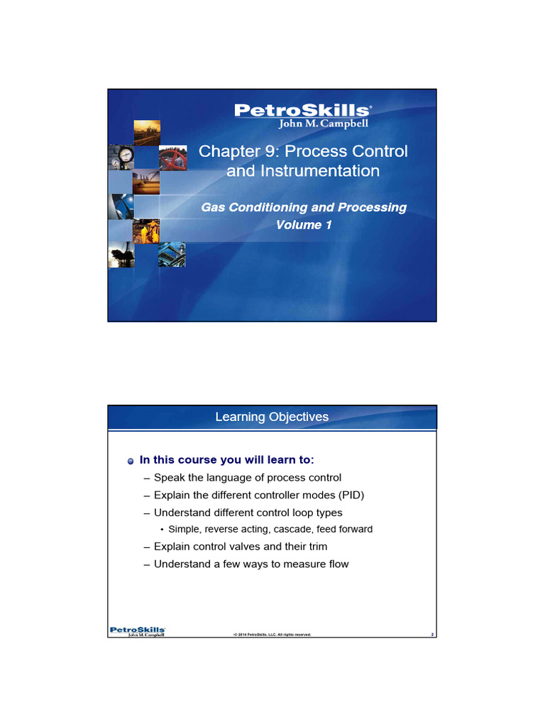 Chapter 9 Process Control Rev 01 | PDF | Valve | Gas Technologies