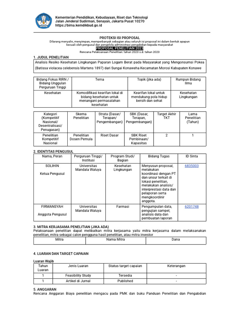 Analisis Resiko Kesehatan Lingkungan Paparan Logam Berat Pada ...
