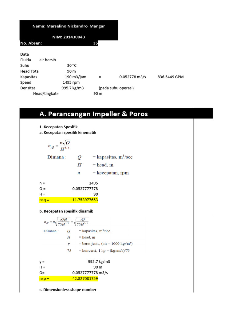 Marselino Nickandro Mangar-IV RE-UTS Lanjutan-Pompa | PDF