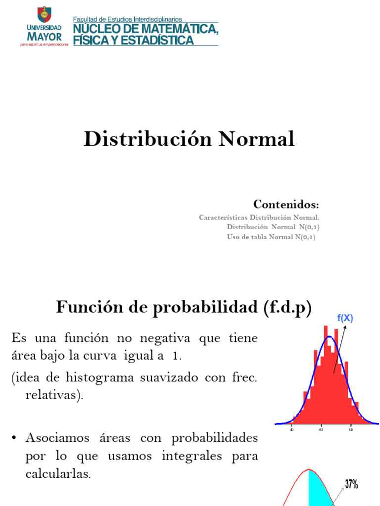 Distribución Normal | PDF | Distribución normal | Teoría de probabilidad