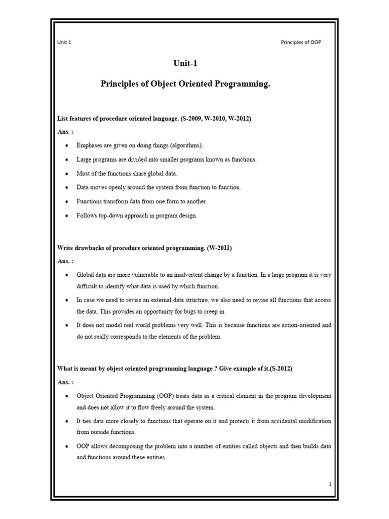 Chapter 1 Oop I Scheme | PDF Chapter 1 Oop I Scheme | PDF