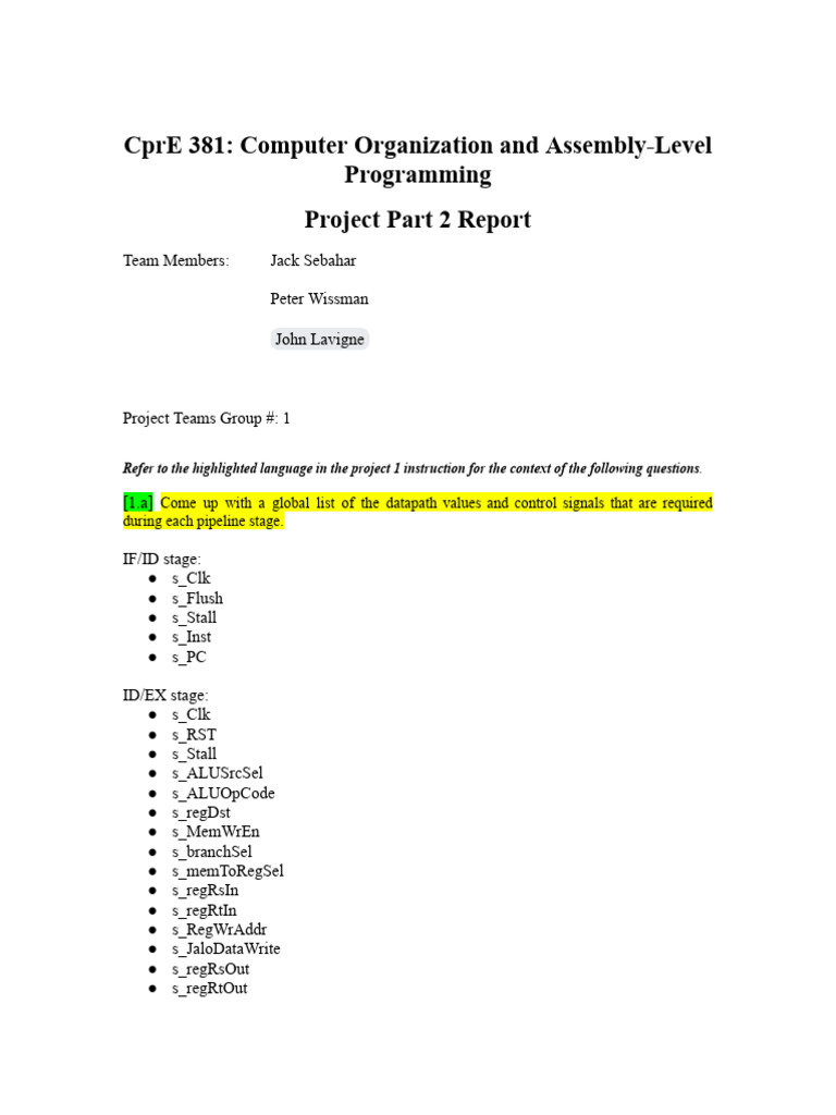 Proj2 Report 1 | PDF