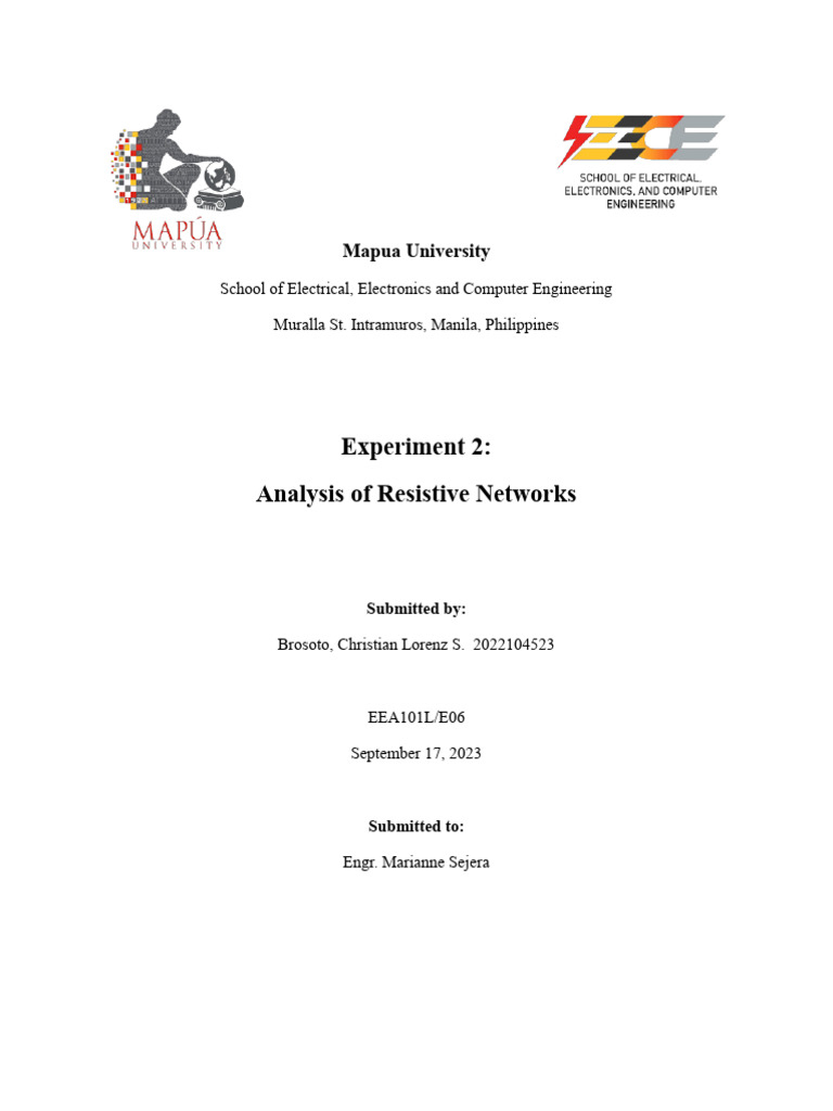 Lab Report Experiment 2 Brosoto Pdf