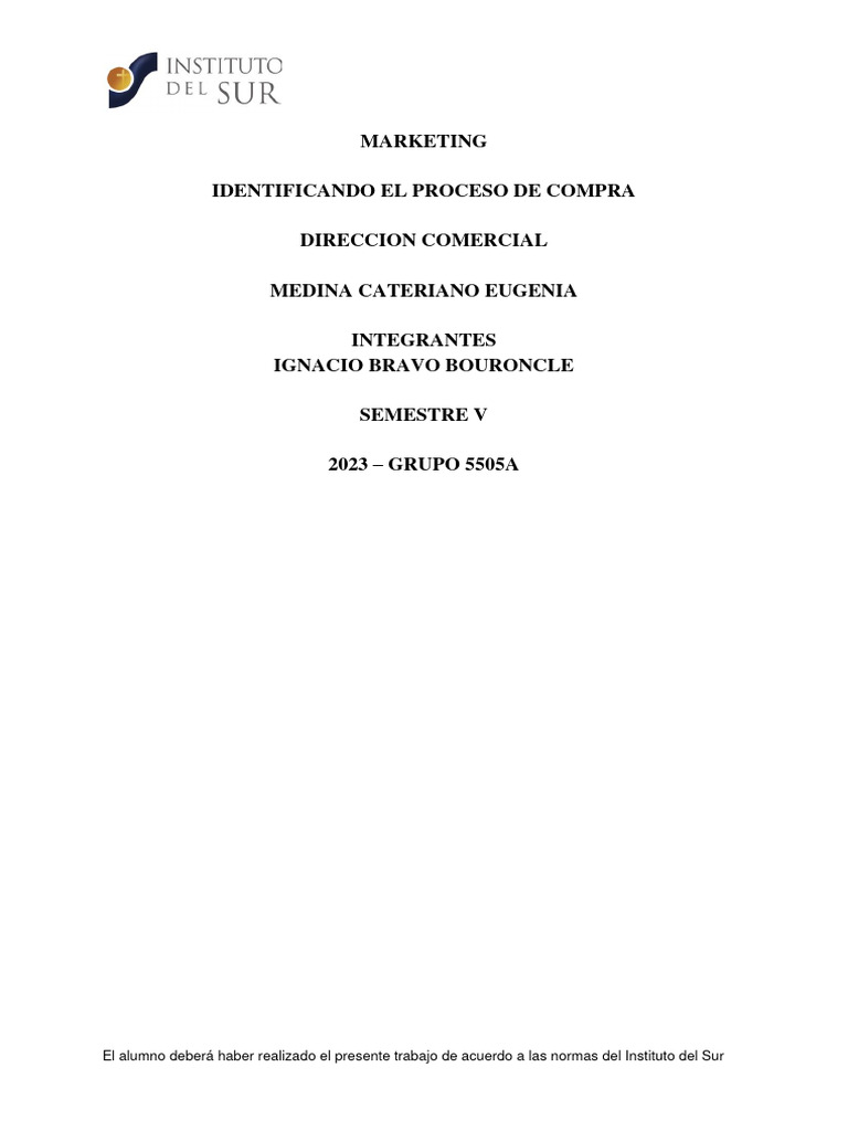 Identificando El Proceso de Compra | PDF | Calidad (comercial) | Marketing