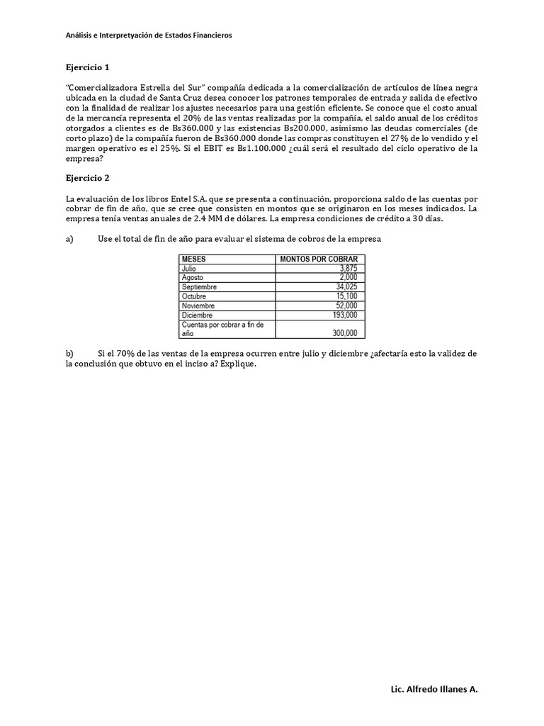 Ejercicios ITECA | PDF