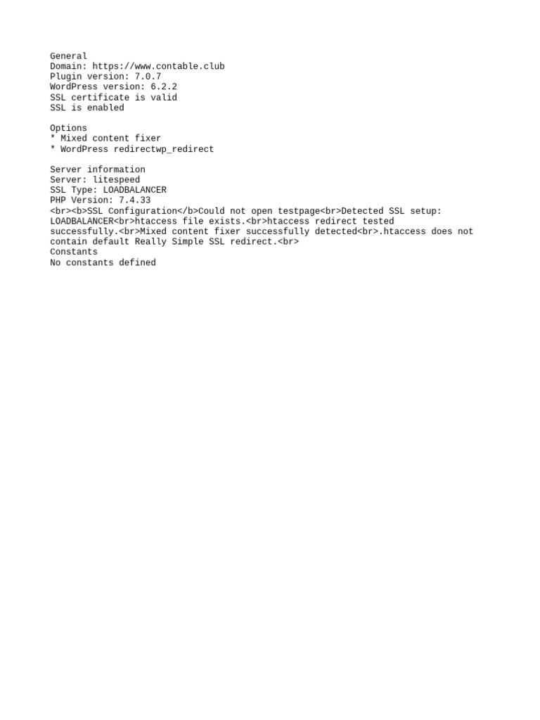 Really Simple SSL System Status | PDF Really Simple SSL System Status | PDF