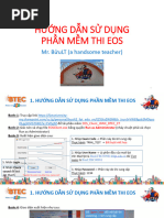 GUIDELINE FOR TAKING THE FINAL EXAM ON EOS CLIENT - v3 | PDF