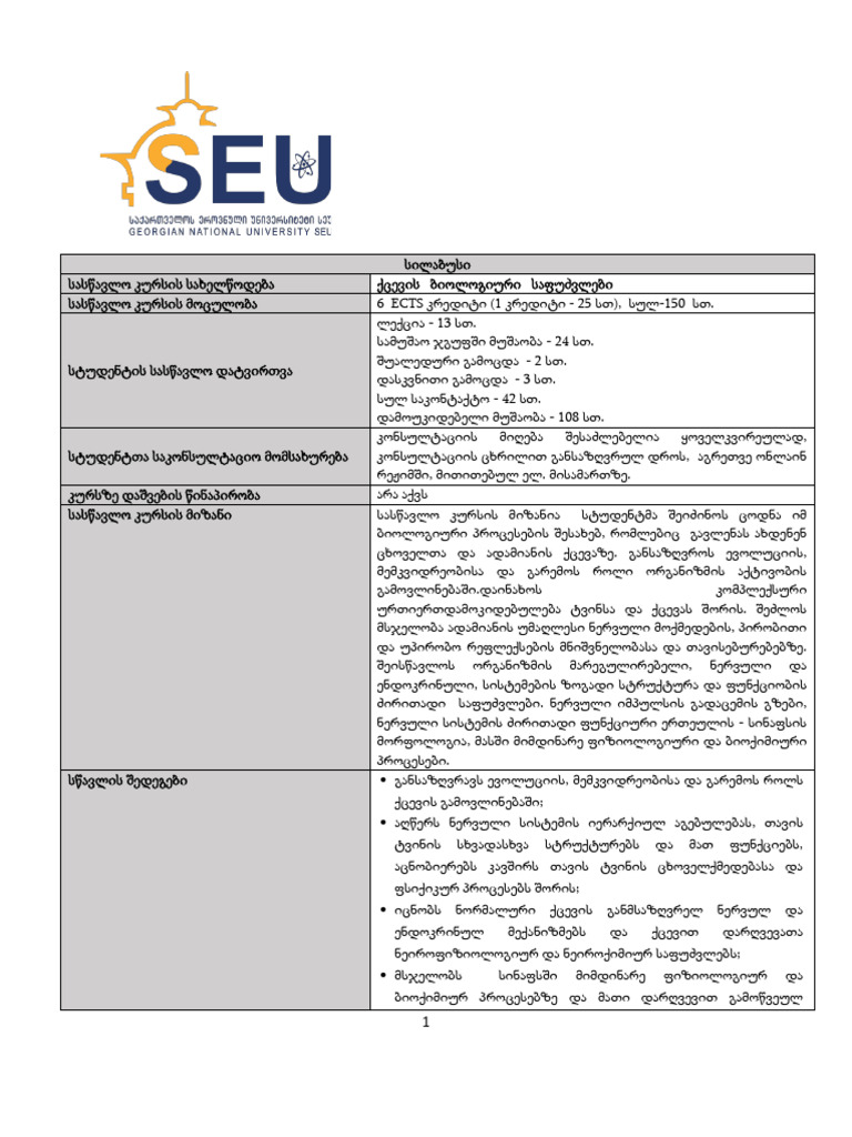 ქცევის ბიოლოგიური საფუძვლები Pdf