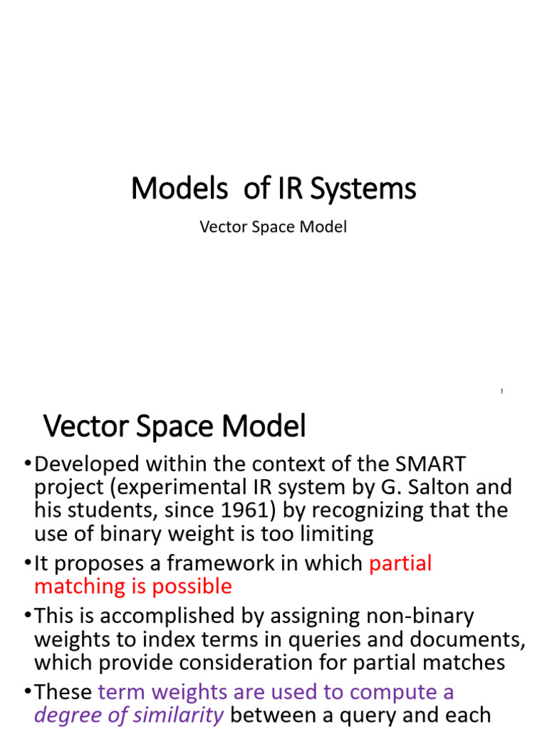 5 - IR - Models - Part II | PDF