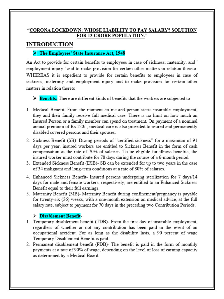 Task 23 | PDF | Employment | Sick Leave