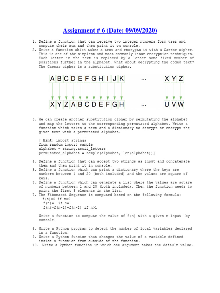 PP Assignment 6 | PDF