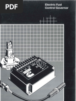 Cummins EFC Speed Controller Manual | PDF | Cummins