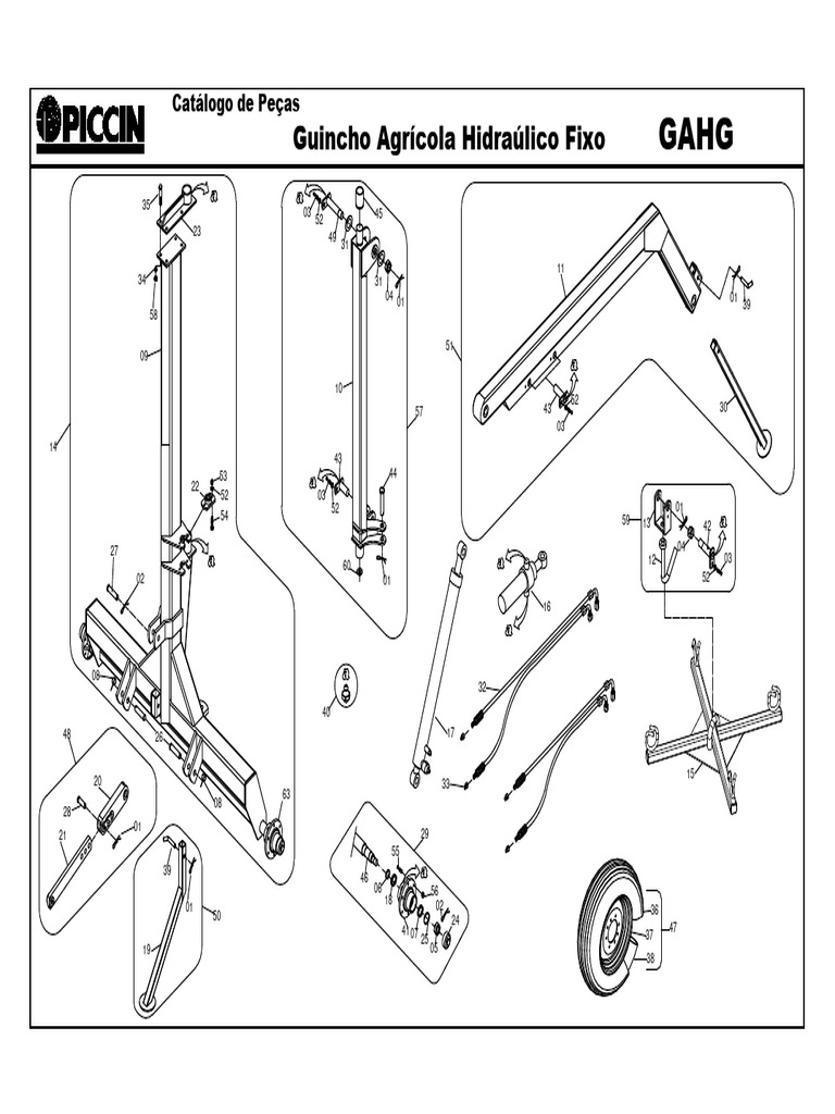 Guincho Hidraulico Fixo PICCIN GAHG | PDF