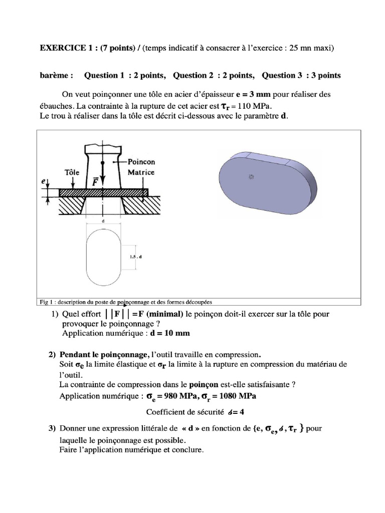 Exercices Exam RDM | PDF
